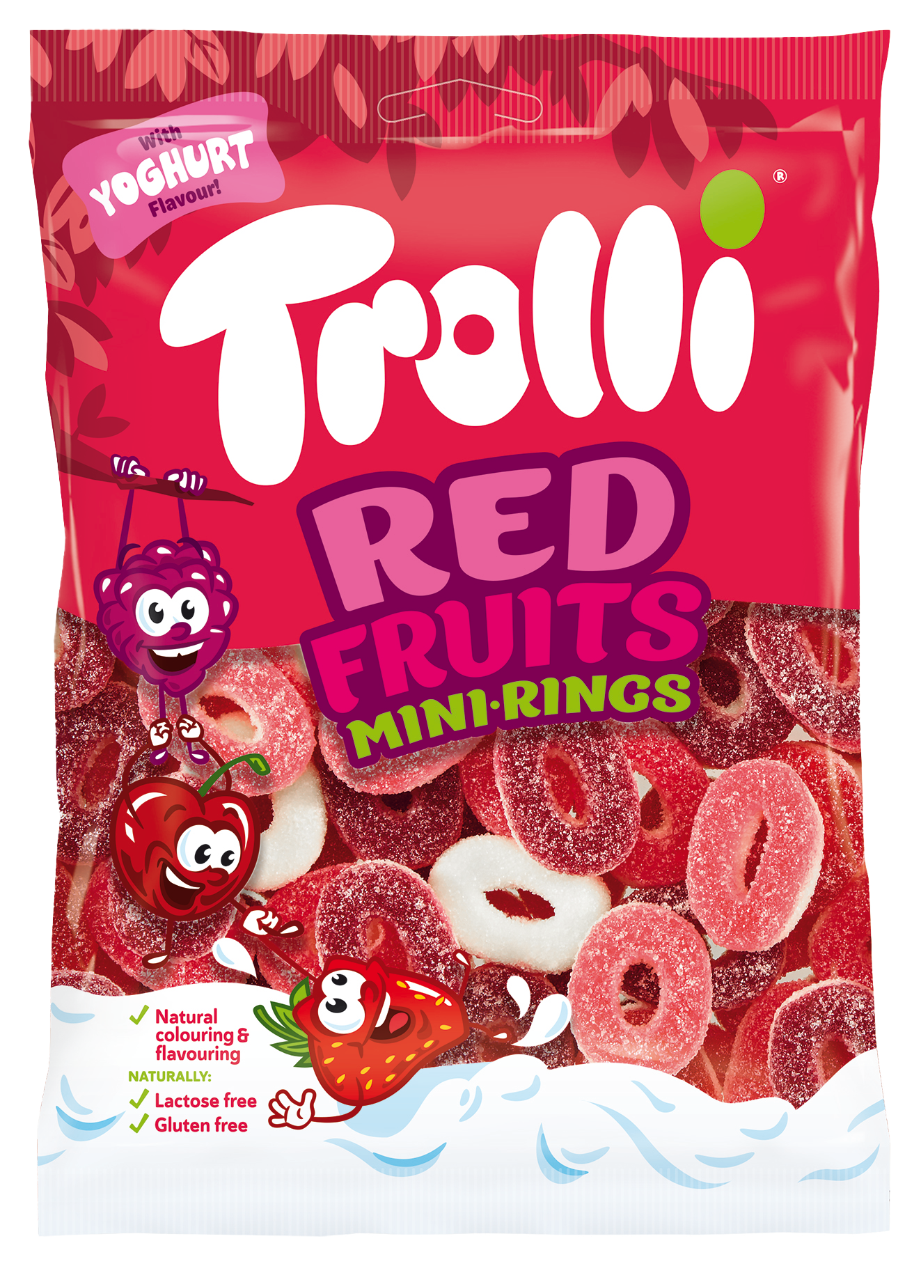 Trolli Minis Rondelles Fruits Rouges